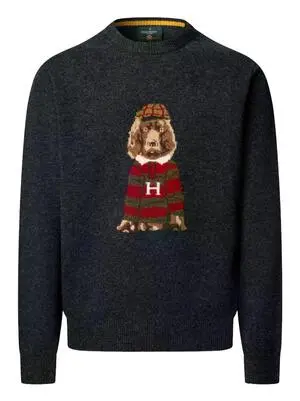 HACKETT  Harry Graphic Knit - Grey
