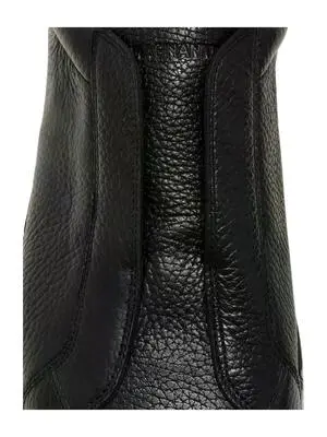 Magnanni Nitro Pebbled Leather Sneakers - Black