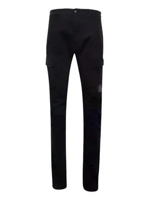 C.P. COMPANY Lens Detail Cargo Pants - Black
