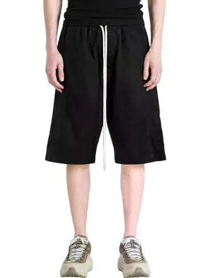 RICK OWENS Rick Owens DRKSHDW Pusher Press-Stud Drawstring Shorts