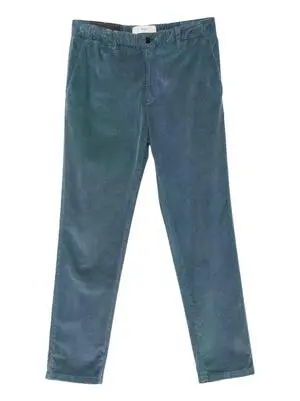 BRIGLIA 1949 Corduroy Textured Trousers - Blue