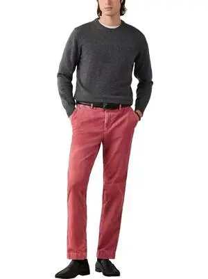 HACKETT LONDON Lambswool Crew-neck Sweater - Grey