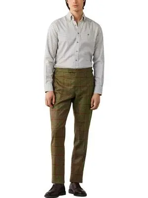 HACKETT LONDON Check-pattern Shirt - White