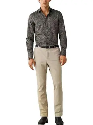 HACKETT LONDON Wildflower-print Shirt - Brown