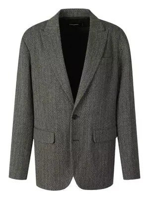 Dsquared2 Herringbone-pattern Blazer - Grey