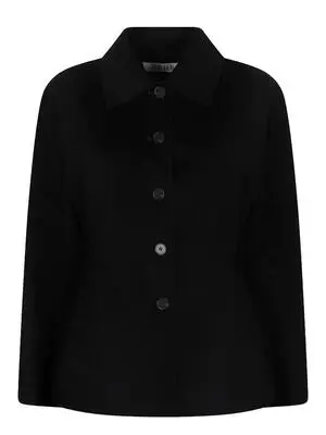 RÓHE Double-faced Sculptural Wool Jacket - Black