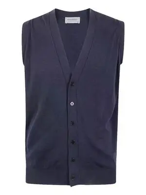 JOHN SMEDLEY John Smedley Bolton Sleeveless Cardigan