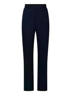 Victoria Beckham Wool Tailored Trousers - Blue