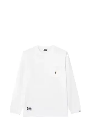 FINGERCROXX Logo Patch Pocket Sweatshirt - White