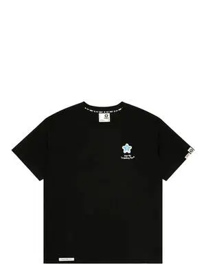 AAPE BY *A BATHING APE Graphic Print T-shirt - Black