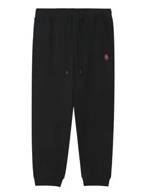 FINGERCROXX Logo-patch Track Pants - Black
