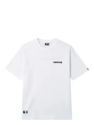 FINGERCROXX Logo-print Cotton T-shirt - White