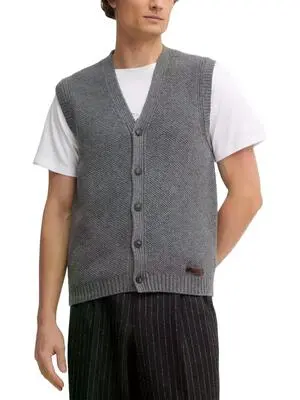 BENETTON Knitted Vest - Grey