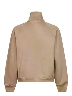 AMI Paris AMI Beige Cotton De Cœur Logo Sweater Neutrals