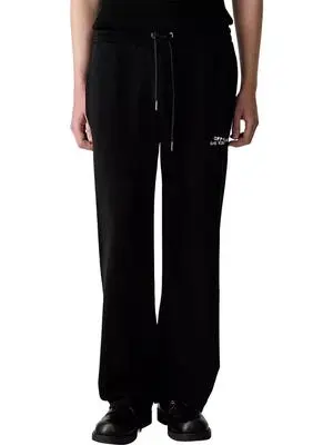Off-White Logo-print Drawstring Track Pants - Black