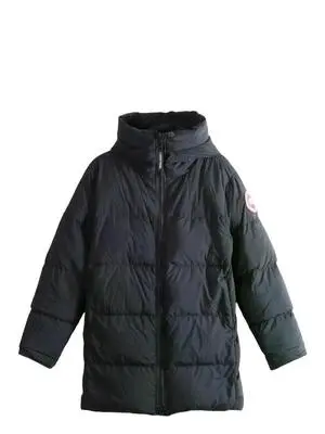 Canada Goose Quilted Hooded Coat - Black