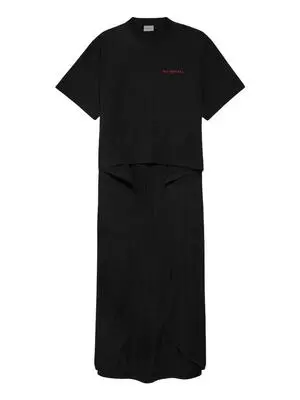 BALENCIAGA Balenciaga Logo Print Cape Back T-Shirt