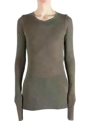 Rick Owens RICK OWENS Long Sleeve T-Shirt Grey