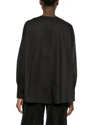 SUSANNE BOMMER Long-sleeve Ruffled Shirt - Black