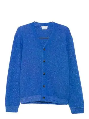 JW Anderson V-neck Button-up Cardigan - Blue