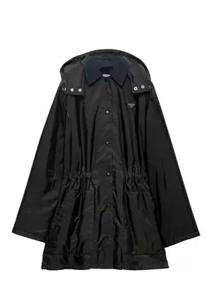 Prada Re-nylon Waterproof Parka - Black