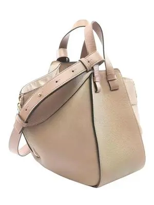 Loewe Loewe Small Grained Calfskin Drawstring Hammock Bag Satchel Neutrals