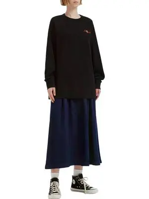 FINGERCROXX FINGERCROXX Raglan Sleeve Waffle Knit Sweatshirt