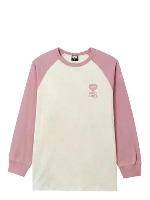 FINGERCROXX Raglan Sleeve T-shirt With Graphic Print - Neutrals