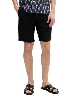 BENETTON Buttoned Bermuda Shorts - Black