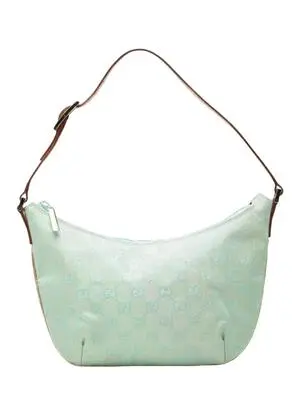 Gucci Gucci GG Canvas Shoulder Bag Blue