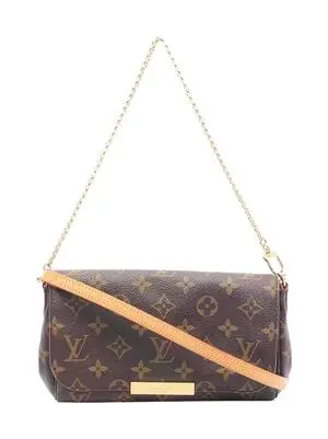 LOUIS VUITTON Monogram Favorite Pm Satchel - Brown
