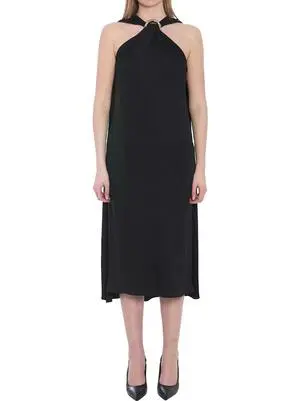 Gucci Halterneck Midi Dress - Black