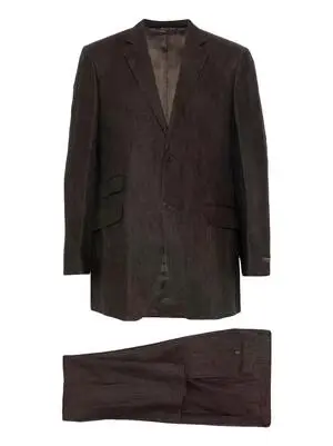 Canali Single-breasted Suit - Brown