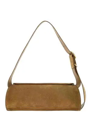 JIL SANDER Jil Sander Small Cannolo Shoulder Bag Brown