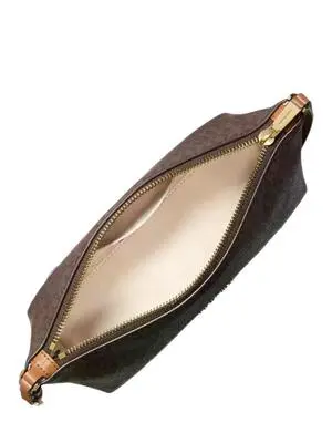Michael Kors Laila Small Signature Logo Pochette - Brown