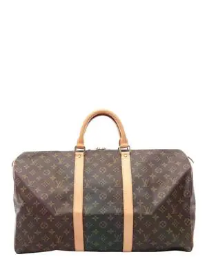 LOUIS VUITTON Louis Vuitton 2002 Monogram Keepall 50 Travel Bag