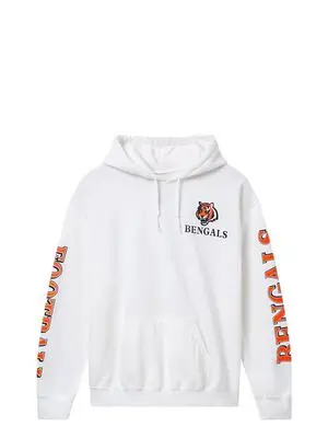 Junk Food Clothing Cincinnati Bengals Hoodie - White