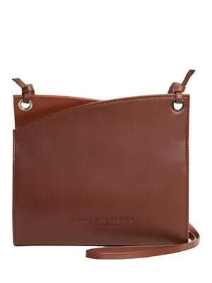 HESTER VAN EEGHEN Color Block Leather Shoulder Bag - Brown