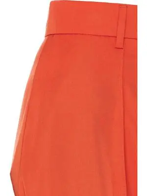Stella McCartney High Waisted Slim Pants - Rust