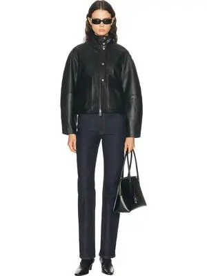 BY MALENE BIRGER Suzanne Leather Jacket - Black