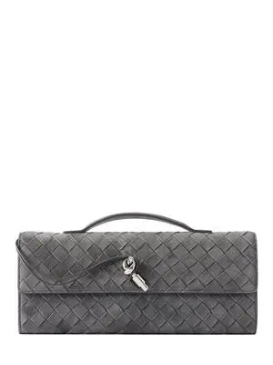 Bottega Veneta Intrecciato Clutch - Gray