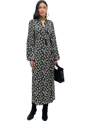 RIXO Rixo Cindy Wishing Floral Print Longline Blouse