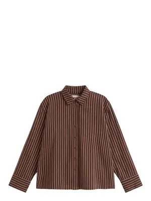 THINKING MU Thinking Mu Manuela O'Hara Striped Organic Cotton Shirt