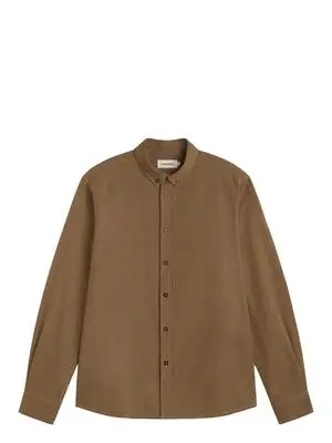 THINKING MU Ant Camel Checkered Shirt - Brown