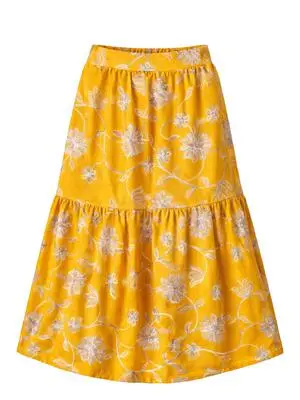 CONQUISTA Midi Skirt - Yellow