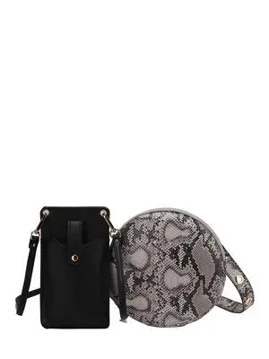 MKF COLLECTION - J'OMOR Hailey Phone Crossbody Bag - Black
