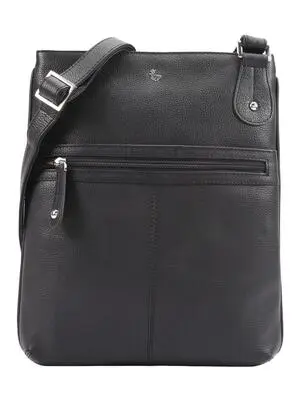 LLOYD BAKER Manali Leather Crossbody Bag - Black