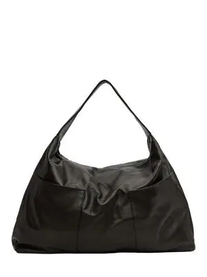 Gimaguas Grained Shoulder Bag - Black