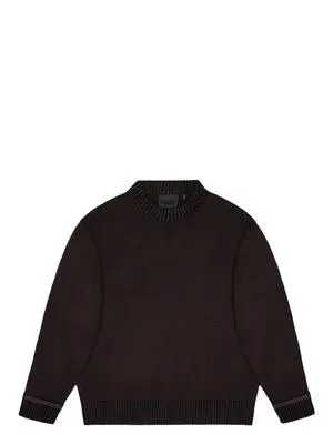 Rains Sowa Knit Crew Neck - Bark/black