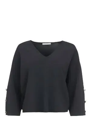 Max Mara V-neck Pullover - Blue
